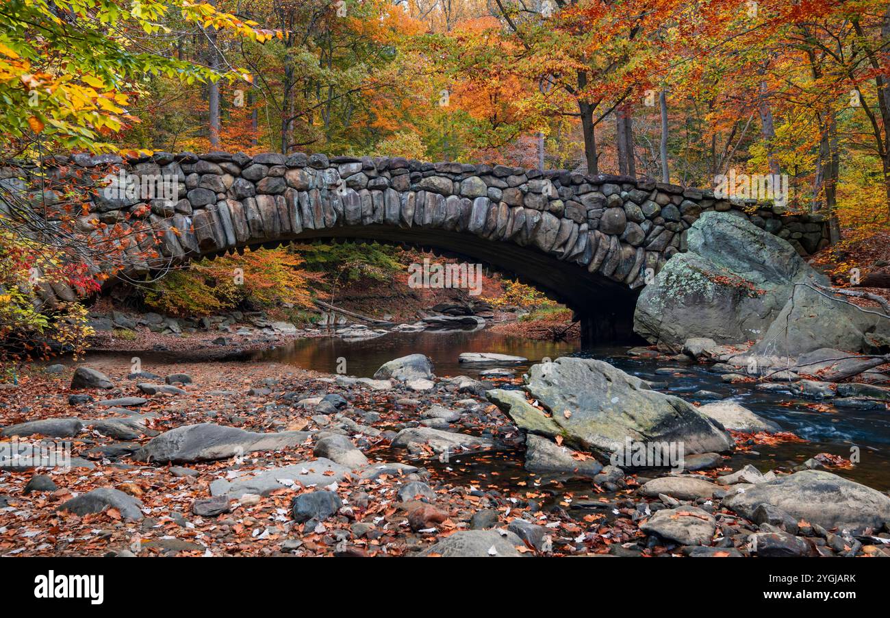 Boulder Bridge, Rock Creek Park, Washington D.C Stock Photo - Alamy