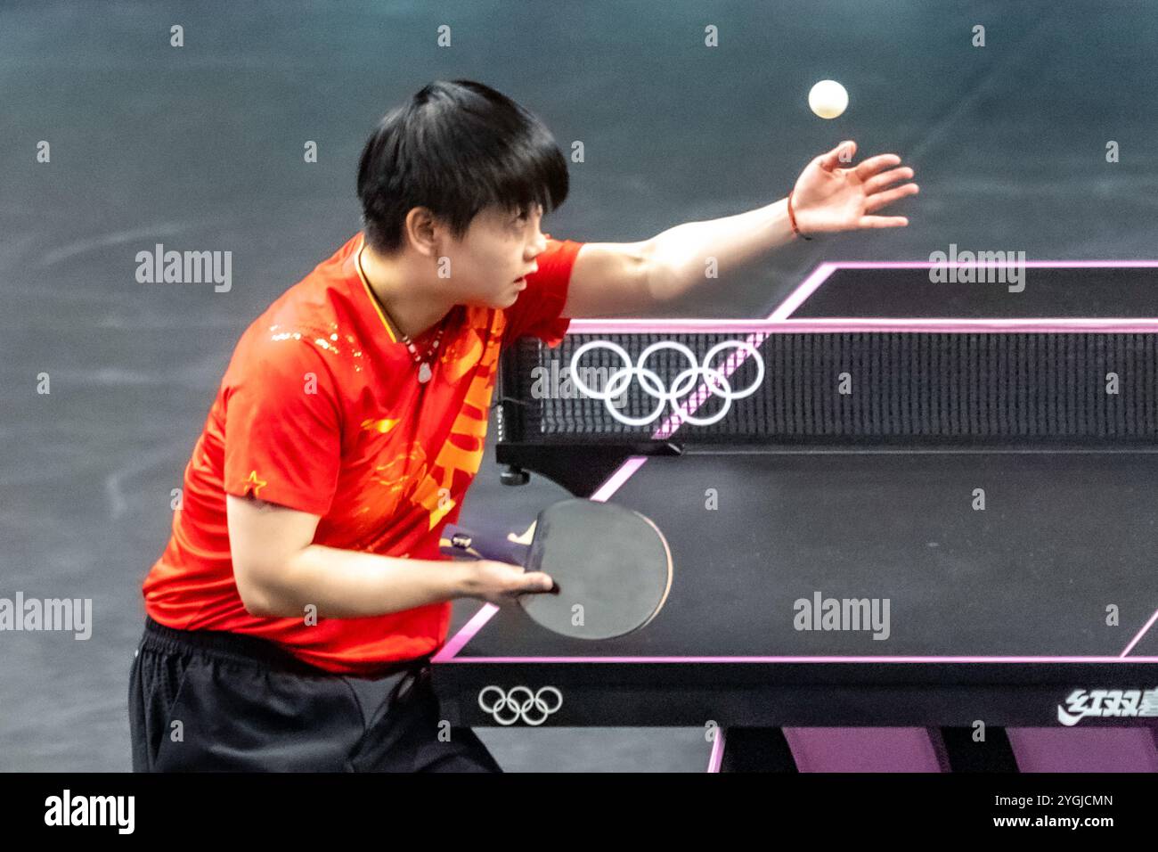 Table tennis – women's team gold medal match. Sun Yingsha CHN), Olympic ...