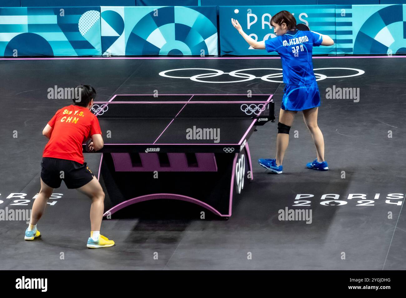 Table tennis – women's team gold medal match. Sun Yingsha -L-(CHN ...