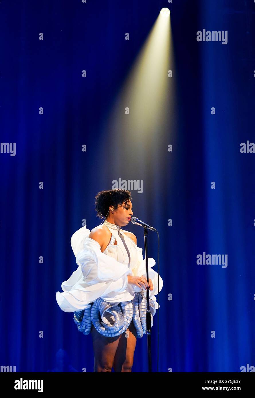 EDITORIAL USE ONLY Celeste during filming for the Graham Norton Show ...