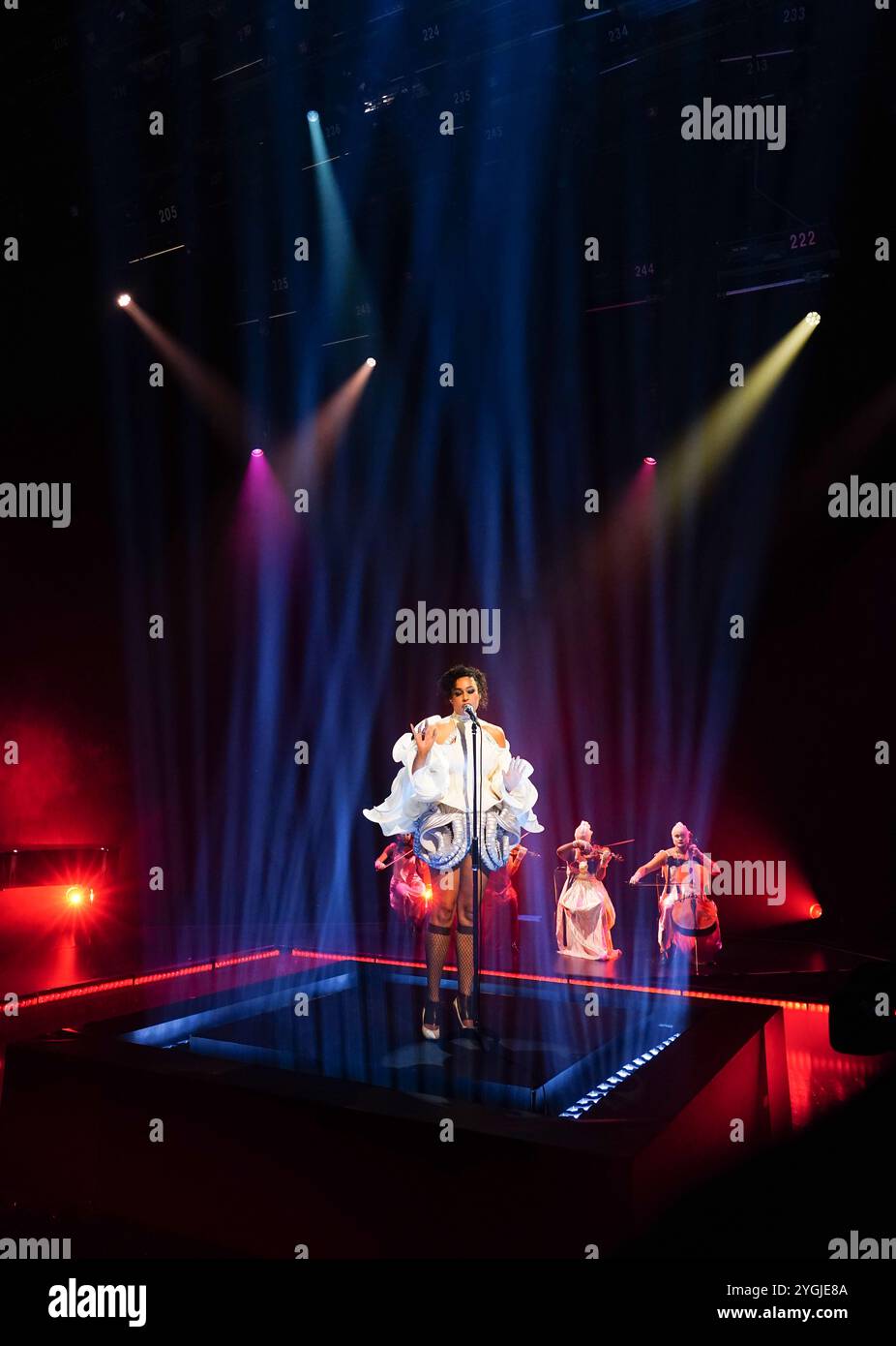 EDITORIAL USE ONLY Celeste during filming for the Graham Norton Show ...