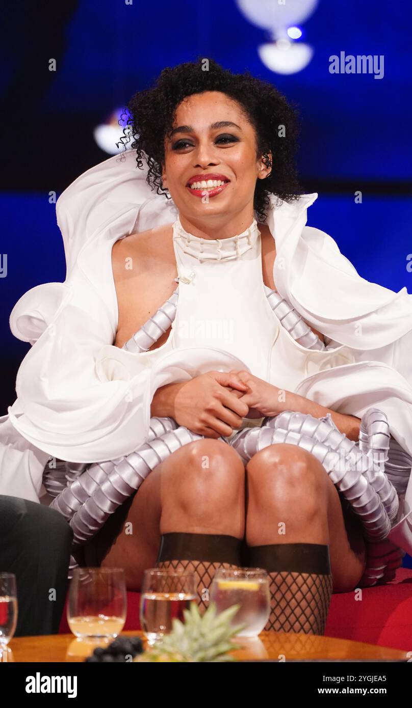 EDITORIAL USE ONLY Celeste during filming for the Graham Norton Show ...