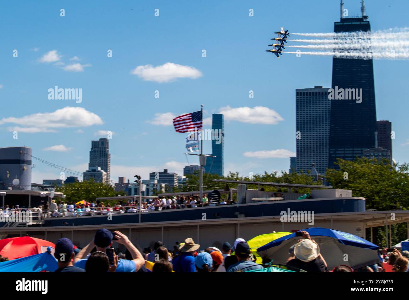 240810-N-UI104-1148 CHICAGO (Aug. 10, 2024) Sailors from across the ...