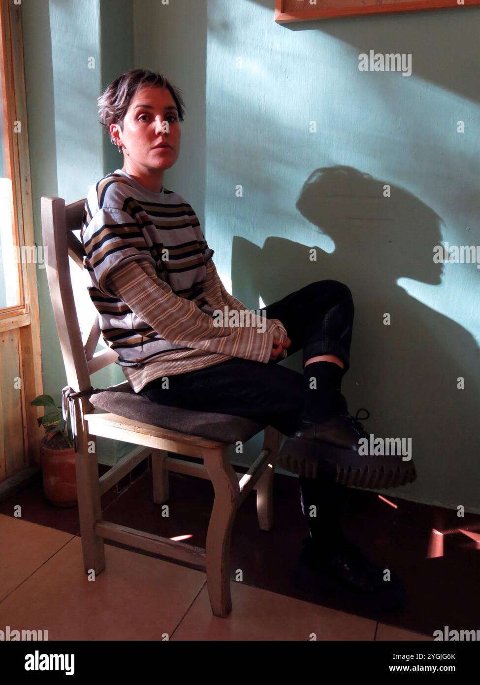 Chilean singer-songwriter Rubio poses for a portrait during an ...