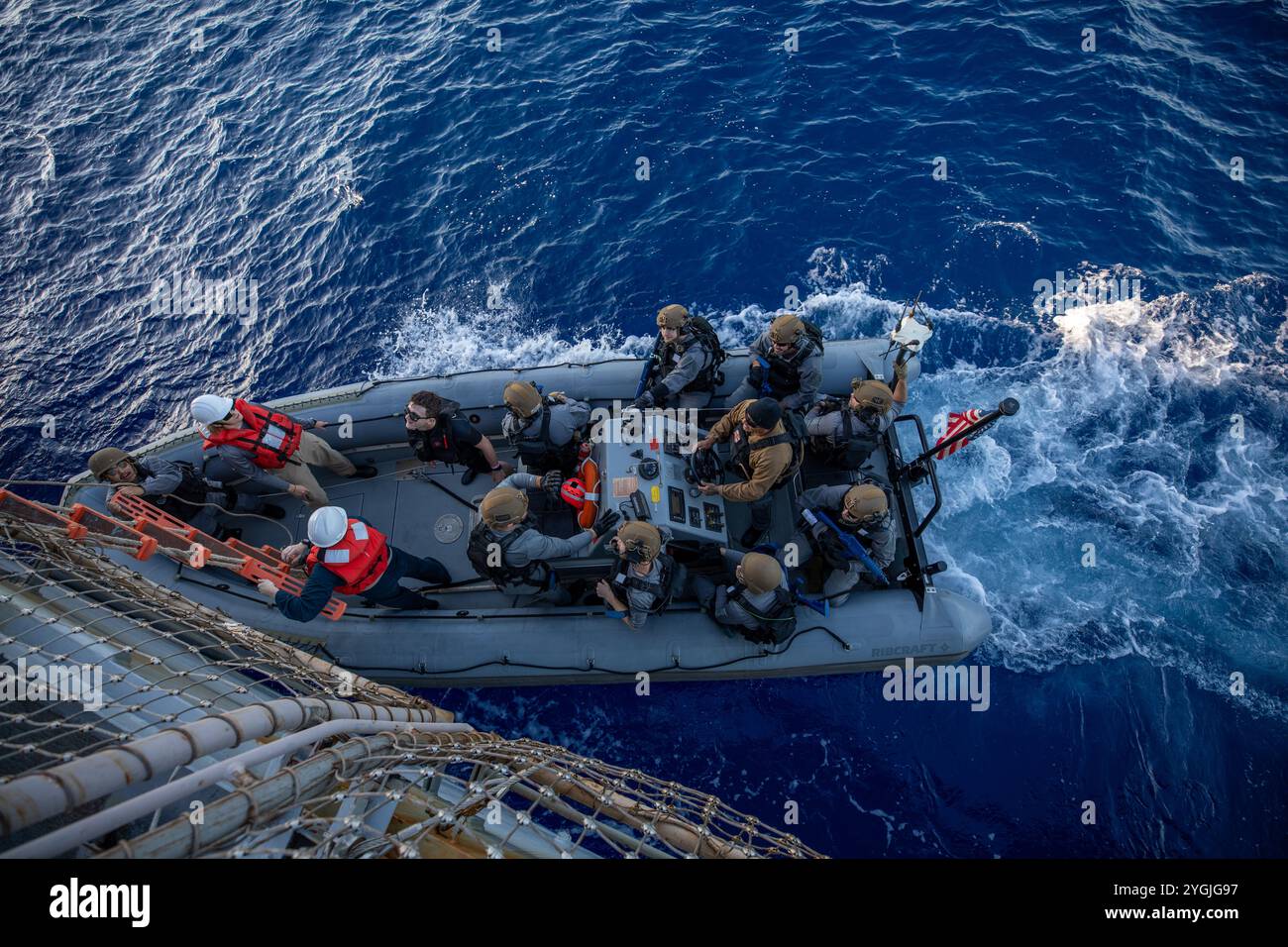 241025-N-AY869-1048 MEDITERRANEAN SEA (Oct. 25, 2024) Sailors assigned ...