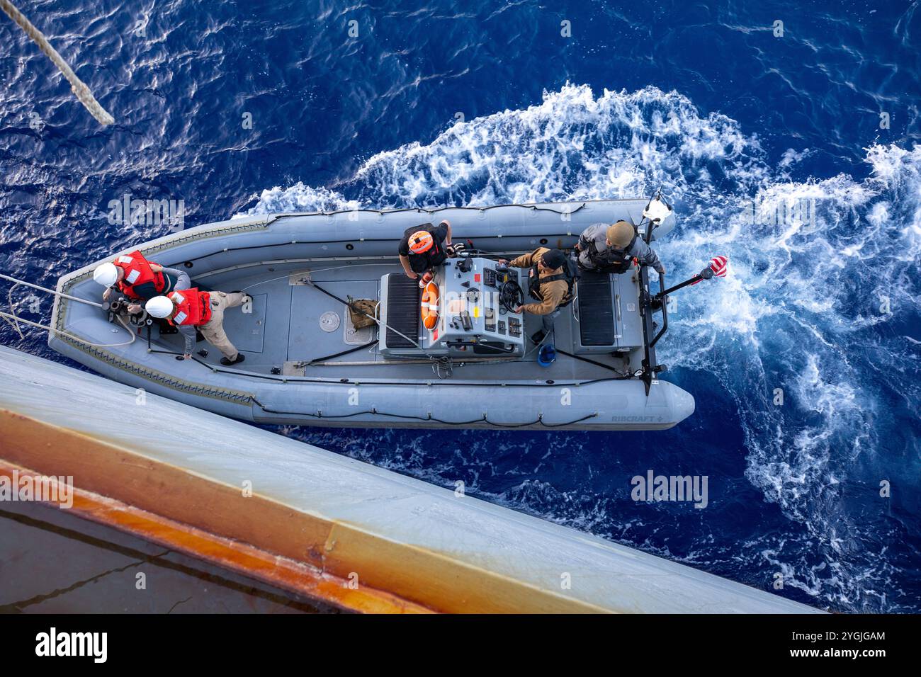 241025-N-AY869-1043 MEDITERRANEAN SEA (Oct. 25, 2024) Sailors assigned ...