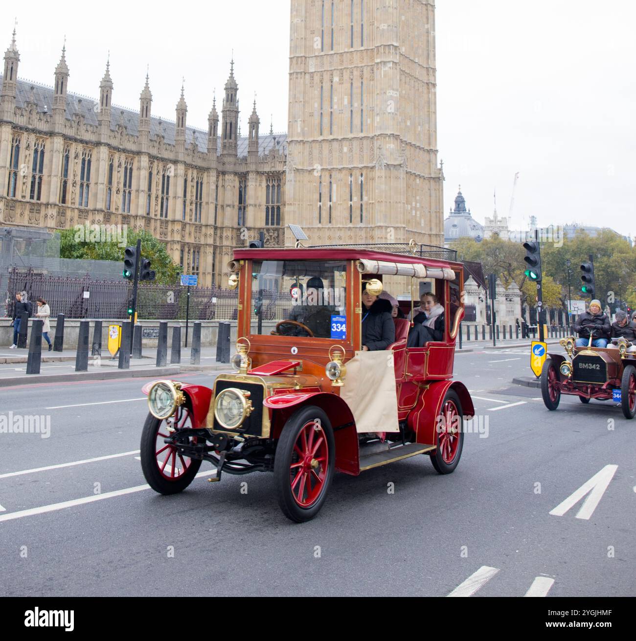 1904 Darracq London To Brighton Veteran Car Run Westminster Bridge ...