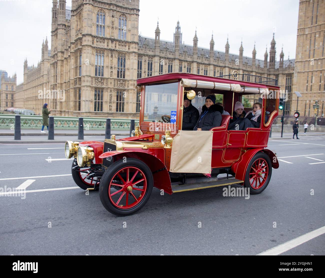 1904 Darracq London To Brighton Veteran Car Run Westminster Bridge ...