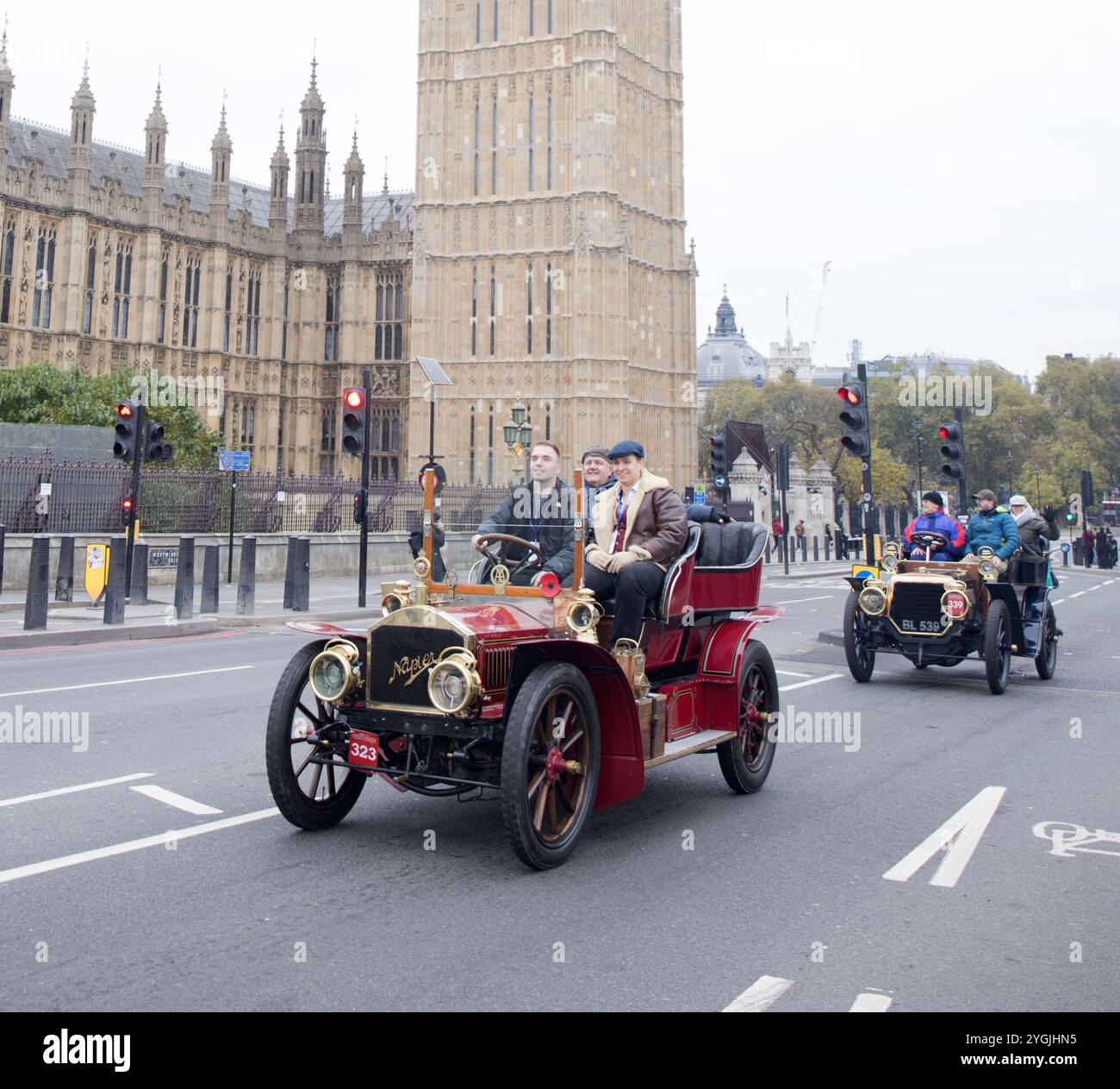 1904 Napier London To Brighton Veteran Car Run Westminster Bridge ...
