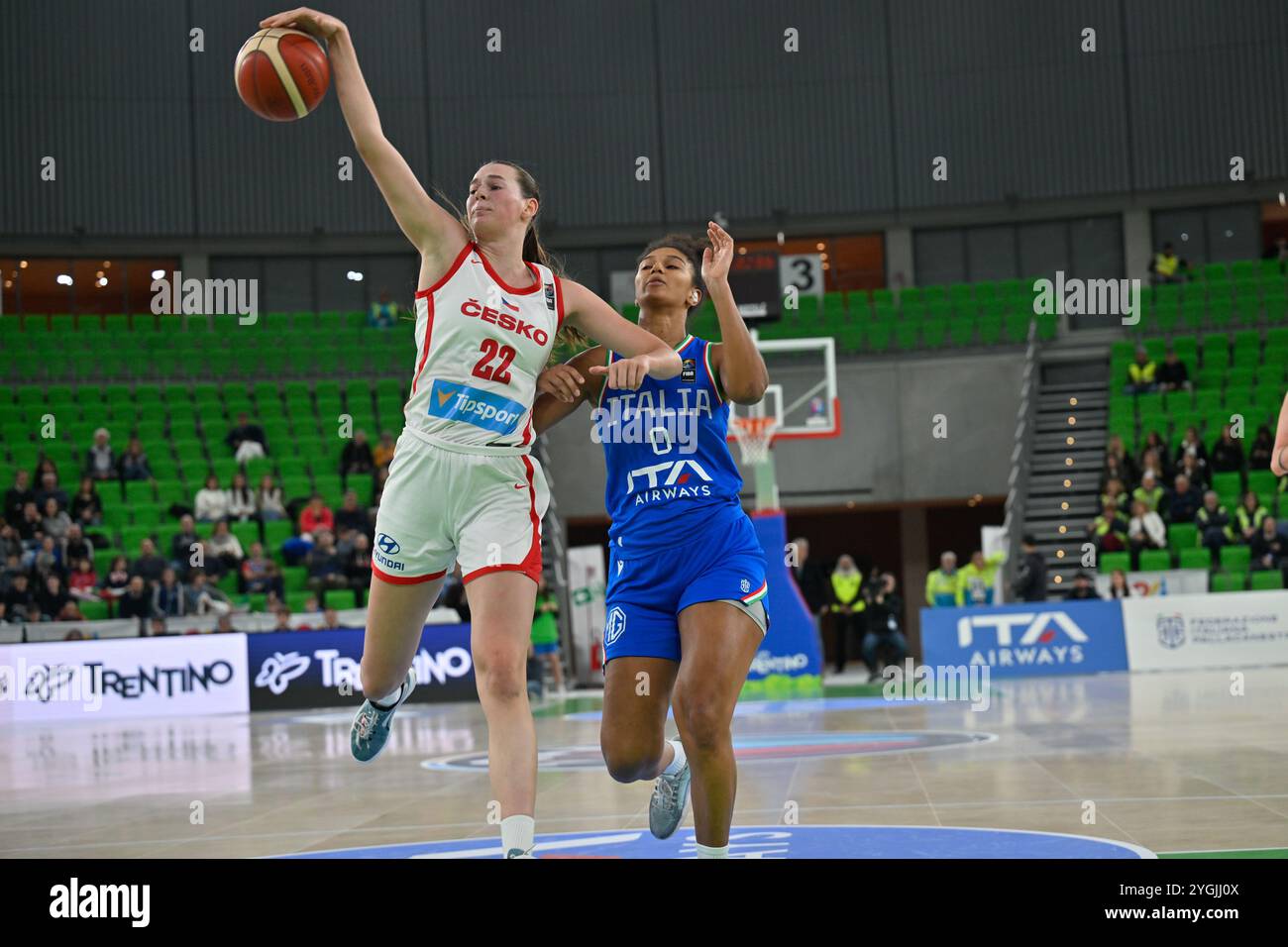 Emma C?echova? (CECHIA) - Jasmine Keys (ITALIA) during Women's Euro ...