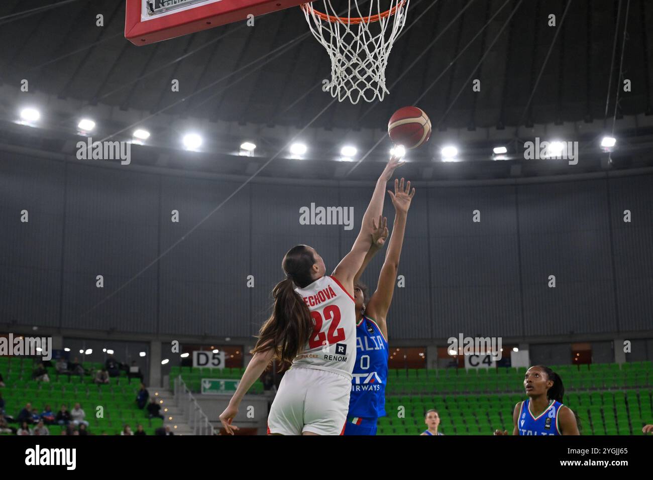 Emma C?echova? (CECHIA) - Jasmine Keys (ITALIA) during Women's Euro ...