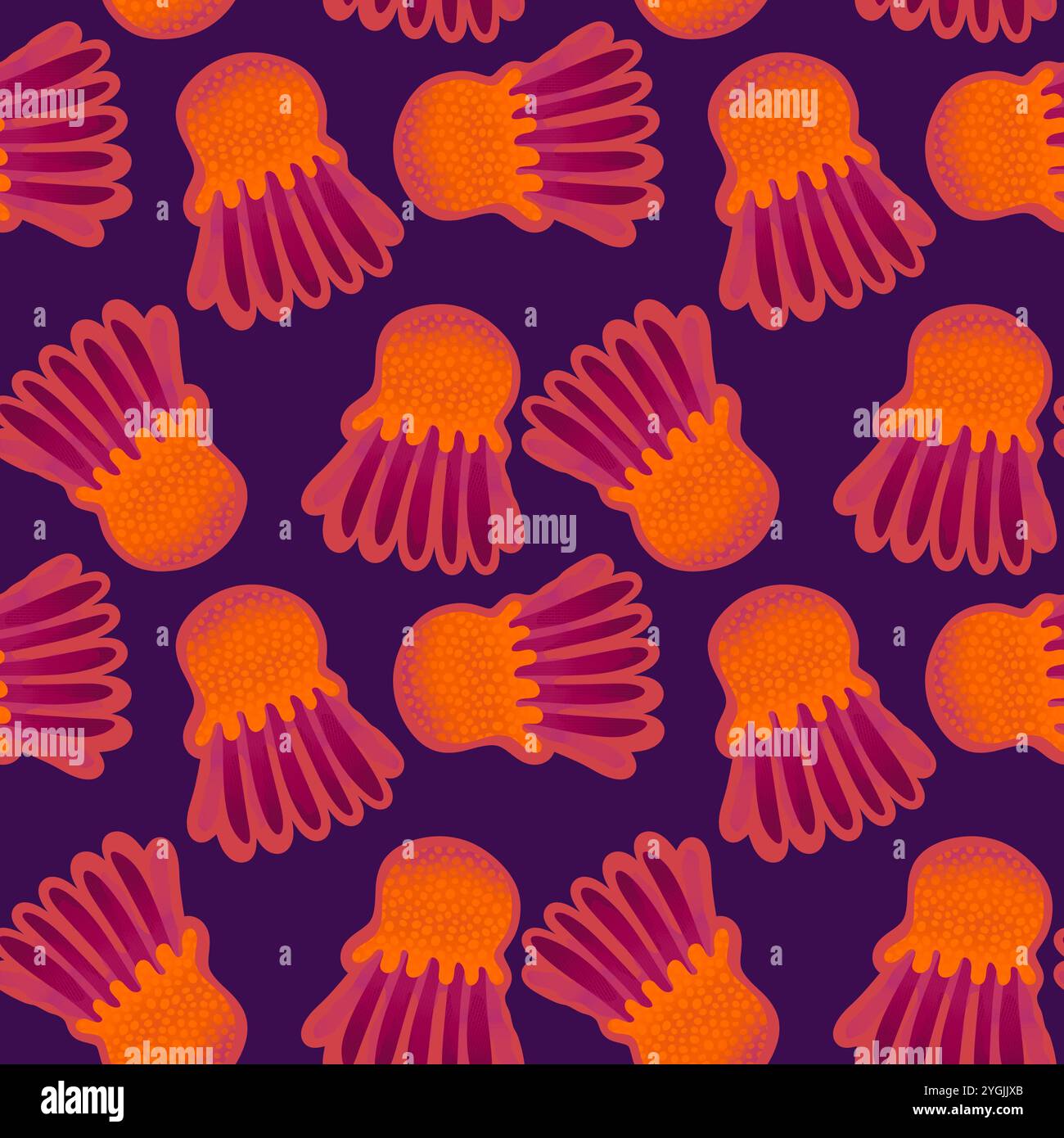 Summer animals seamless octopus pattern for wrapping paper and kids ...
