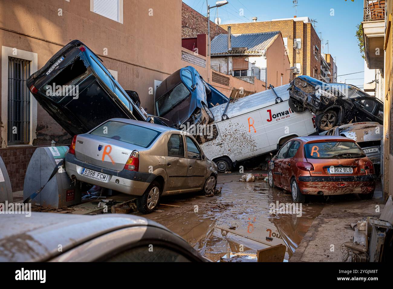 Valencia flooding 2024 hi-res stock photography and images - Alamy