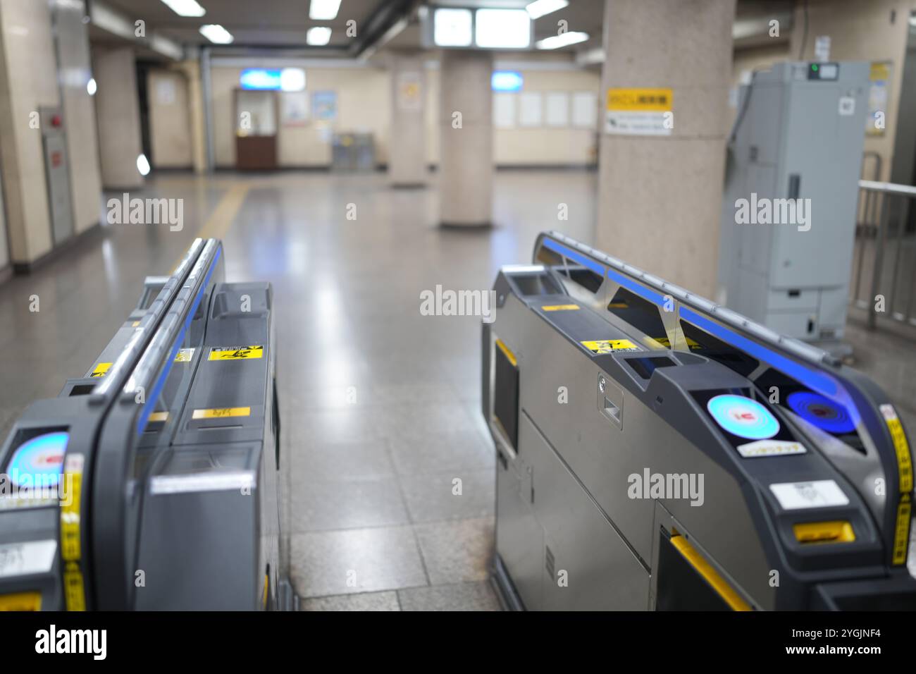Scene inside Kobe-Sannomiya Station in Sannomiya, Kobe City, Hyogo ...
