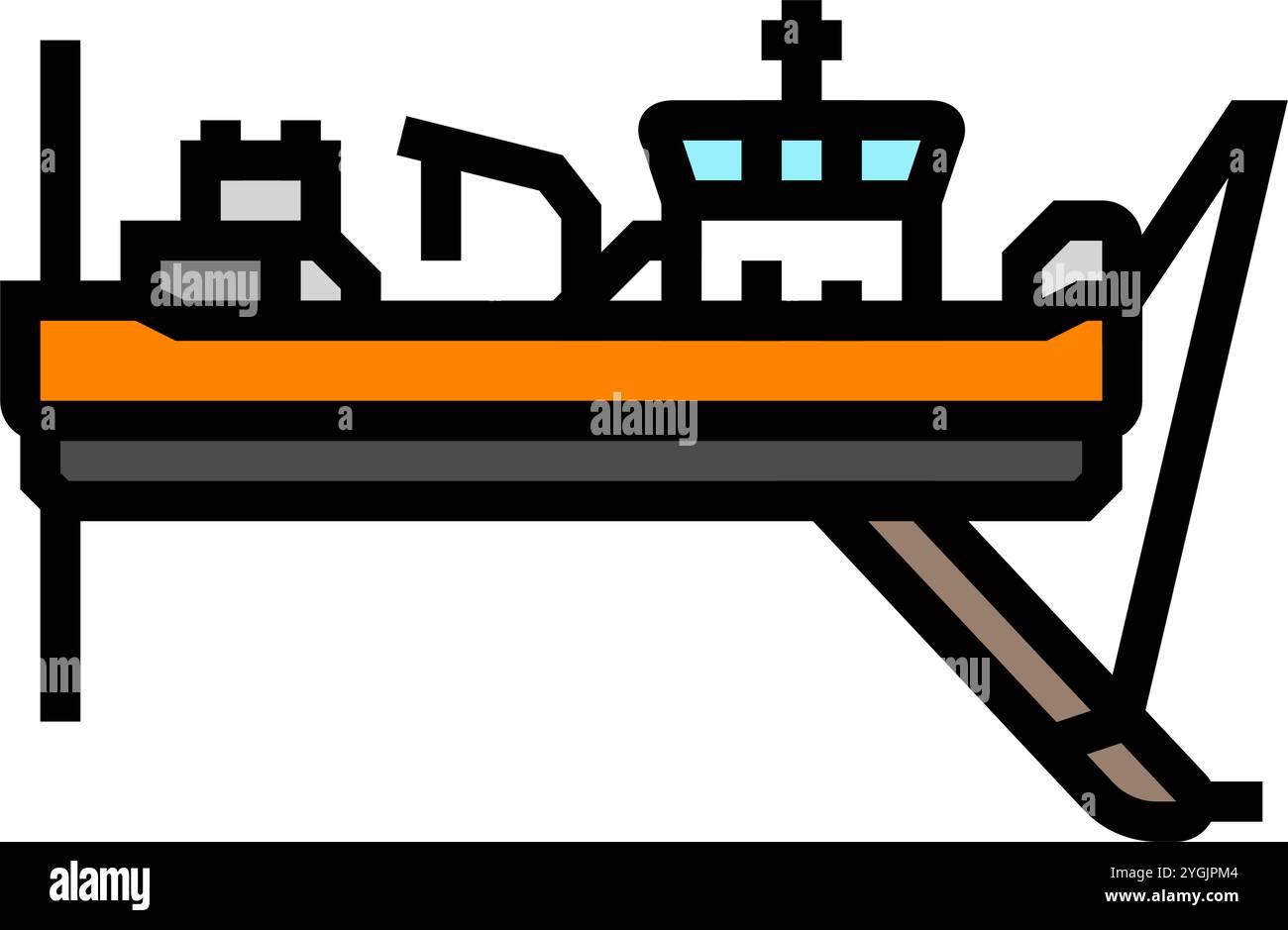 Dredger at anchor hi-res stock photography and images - Alamy