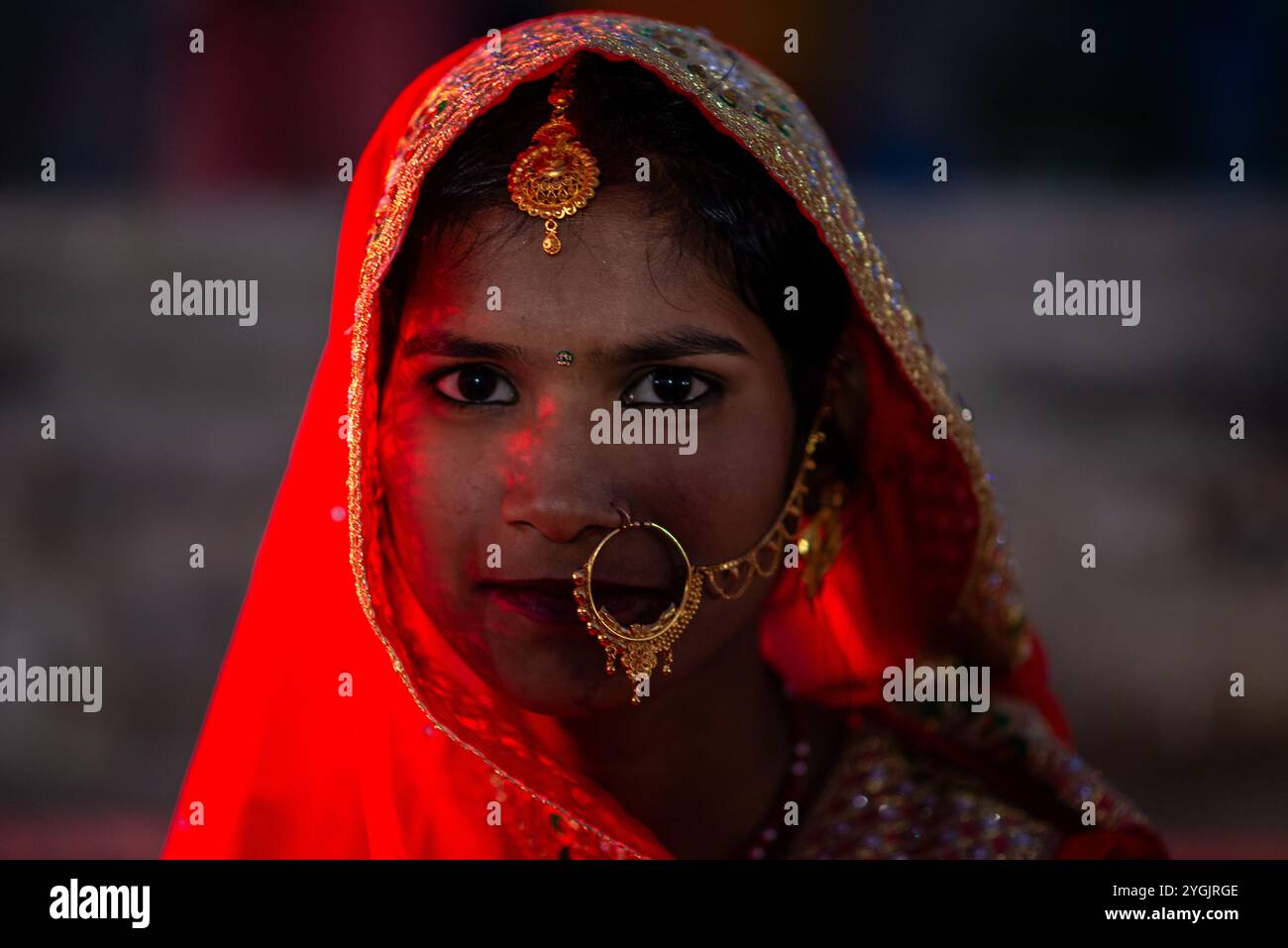 Kathmandu, Nepal. 07th Nov, 2024. A devotee takes part in the Chhath ...
