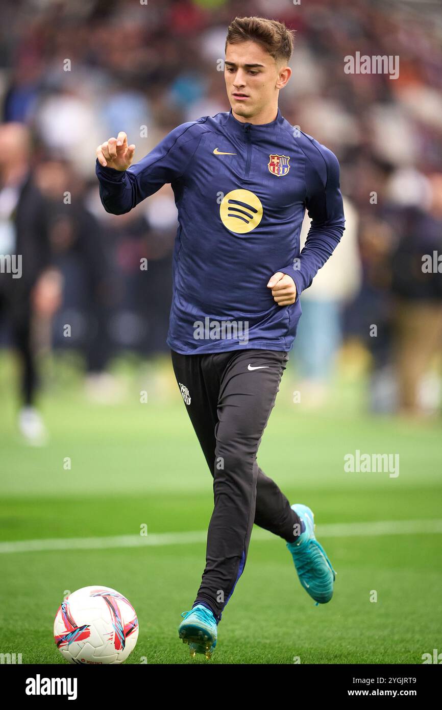 BARCELONA, SPAIN - NOVEMBER 03: Pablo Gavi of FC Barcelona during the ...