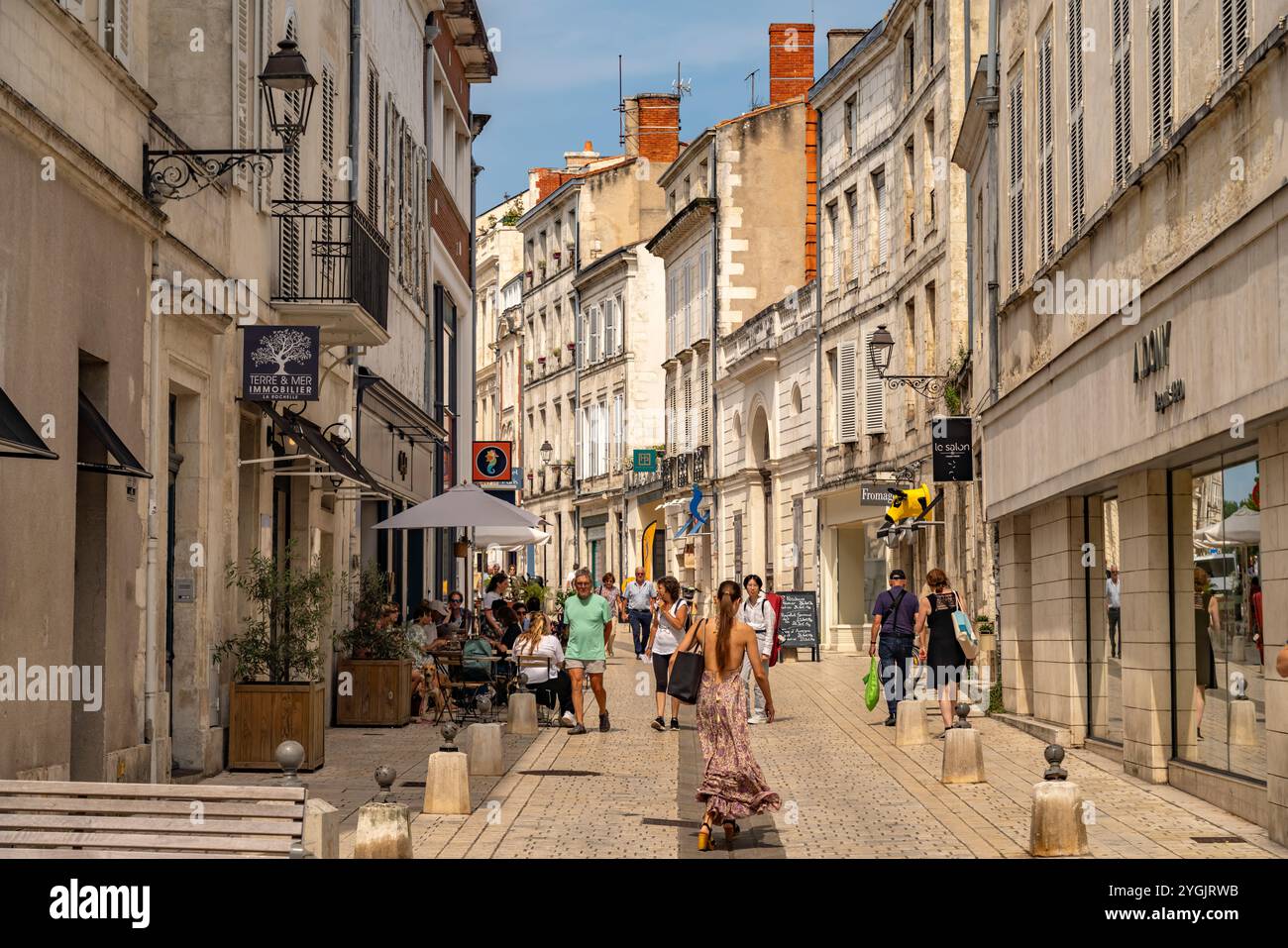 In the old town of La Rochelle, France, Europe Stock Photo - Alamy