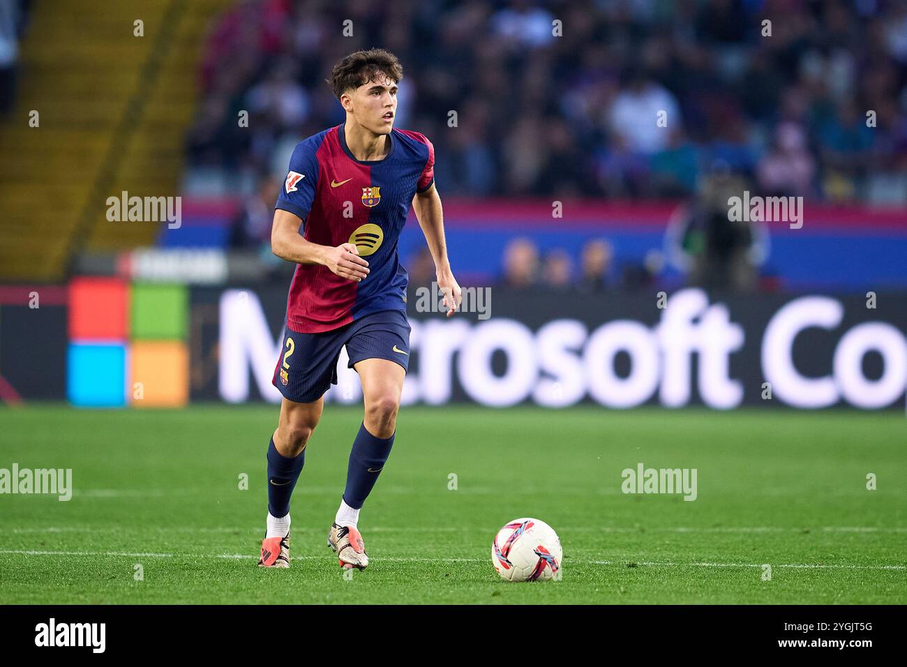 BARCELONA, SPAIN - NOVEMBER 03: Pau Cubarsi of FC Barcelona during the ...