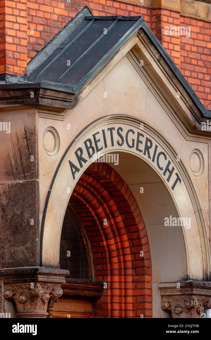 Entrance to the labor court Stock Photo - Alamy