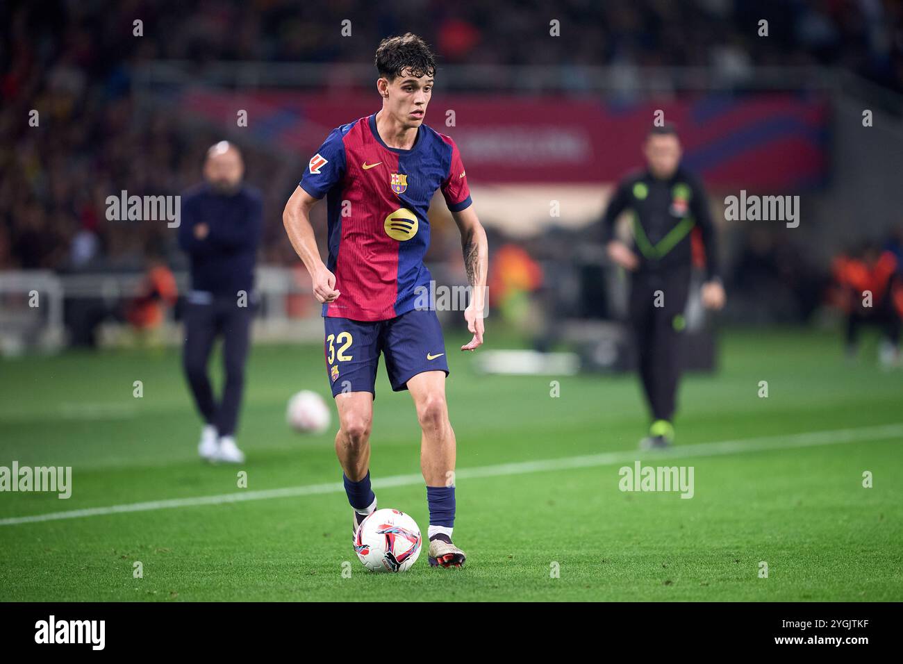 BARCELONA, SPAIN - NOVEMBER 03: Hector Fort of FC Barcelona during the ...