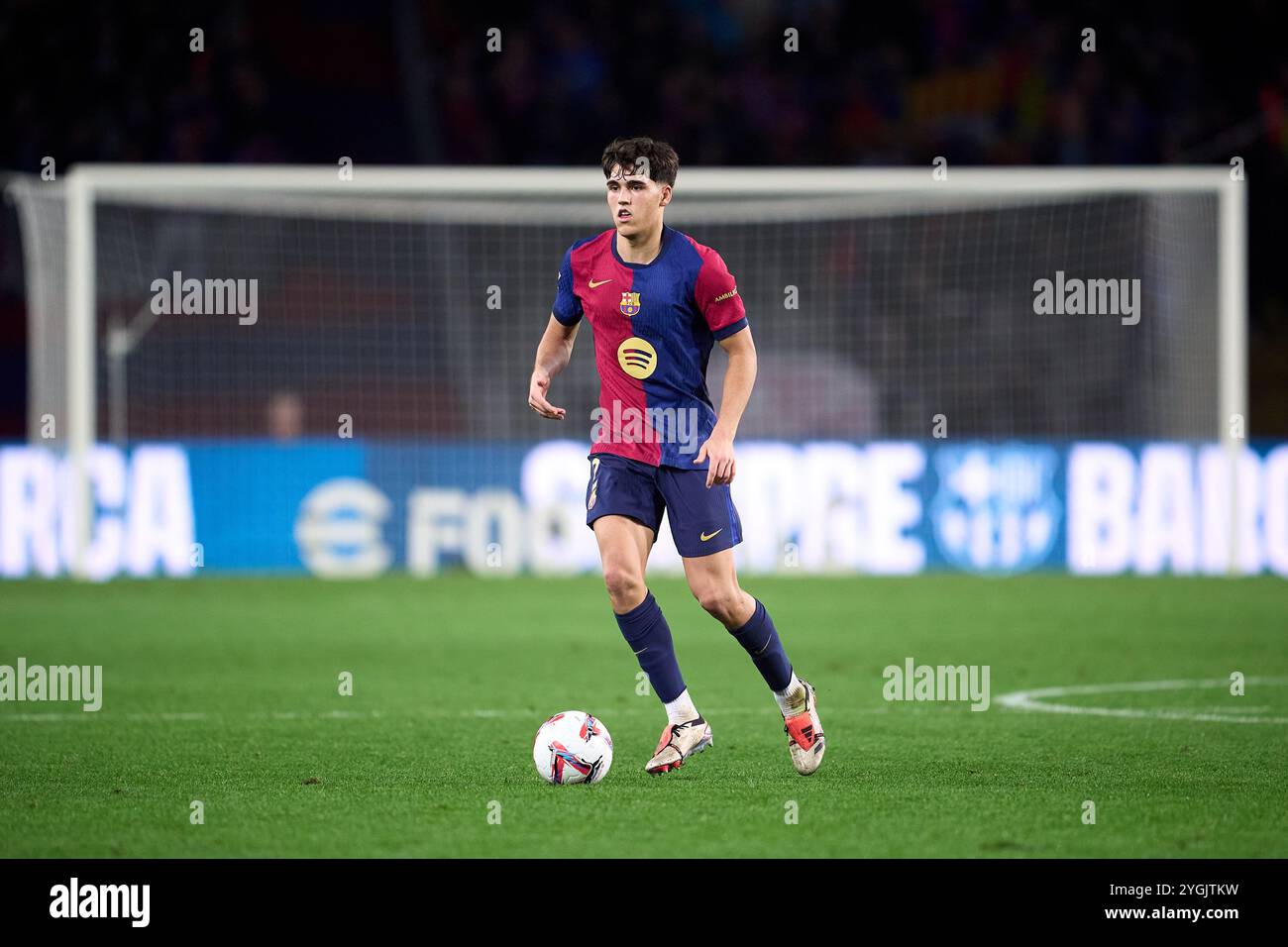 BARCELONA, SPAIN - NOVEMBER 03: Pau Cubarsi of FC Barcelona during the ...