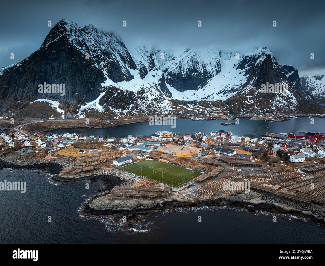 Lofoten, Norway, Winter, Reine Stock Photo - Alamy