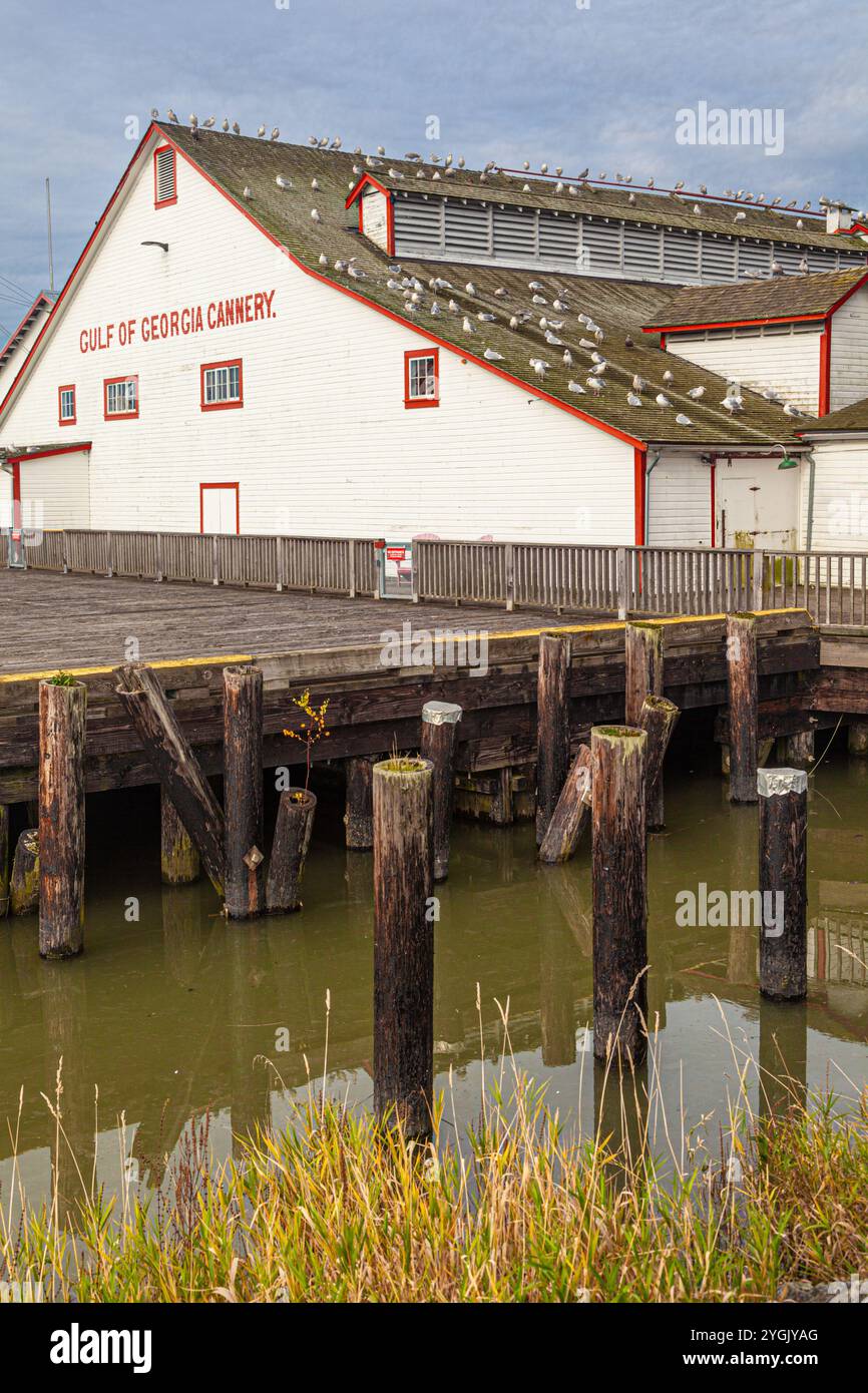 Heritage fish cannery in Steveston British Columbia Canada Stock Photo ...