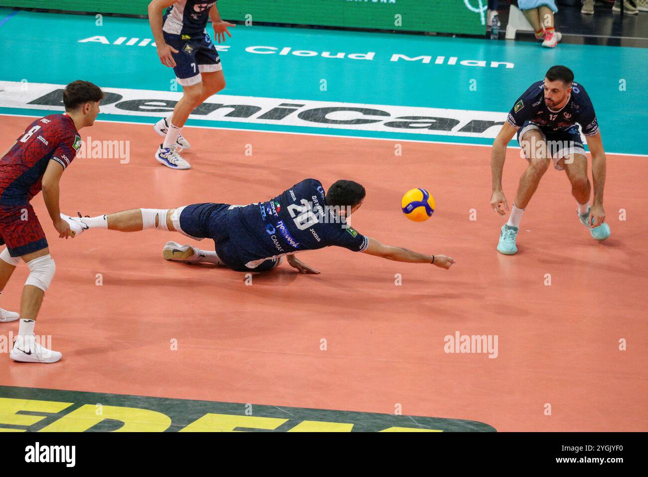EFE BAYRAM (CISTERNA VOLLEY) during Allianz Milano vs Cisterna Volley ...