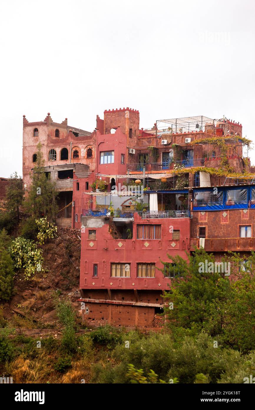 Marrakech, Ourika, mountain village, architecture, sight, Ourika Valley ...