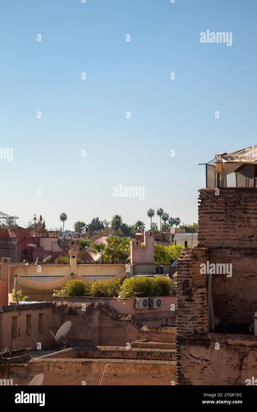 Moroccan roof garden hi-res stock photography and images - Alamy