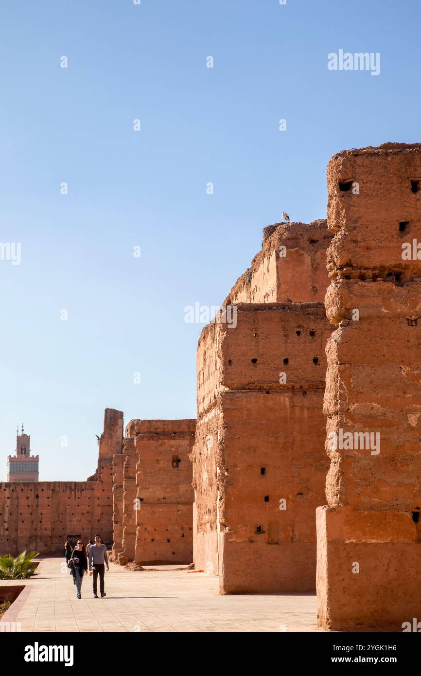 Marrakech, El Badi Palace, The Incomparable Palace, 16th century ...