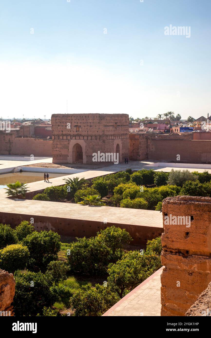 Marrakech, El Badi Palace, The Incomparable Palace, 16th century ...