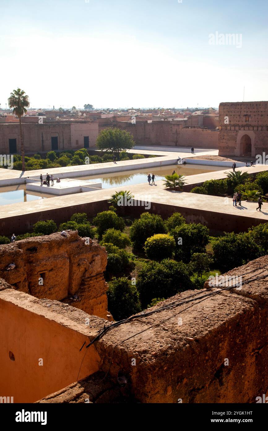 Marrakech, El Badi Palace, The Incomparable Palace, 16th century ...