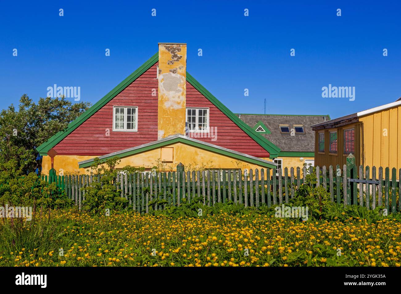 Hans Egede House, Old Colonial Harbour, Nuuk, Sermersooq Municipality ...