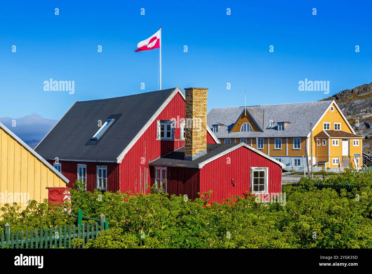 Old Colonial Harbour, Nuuk, Sermersooq Municipality, Greenland, Kingdom ...