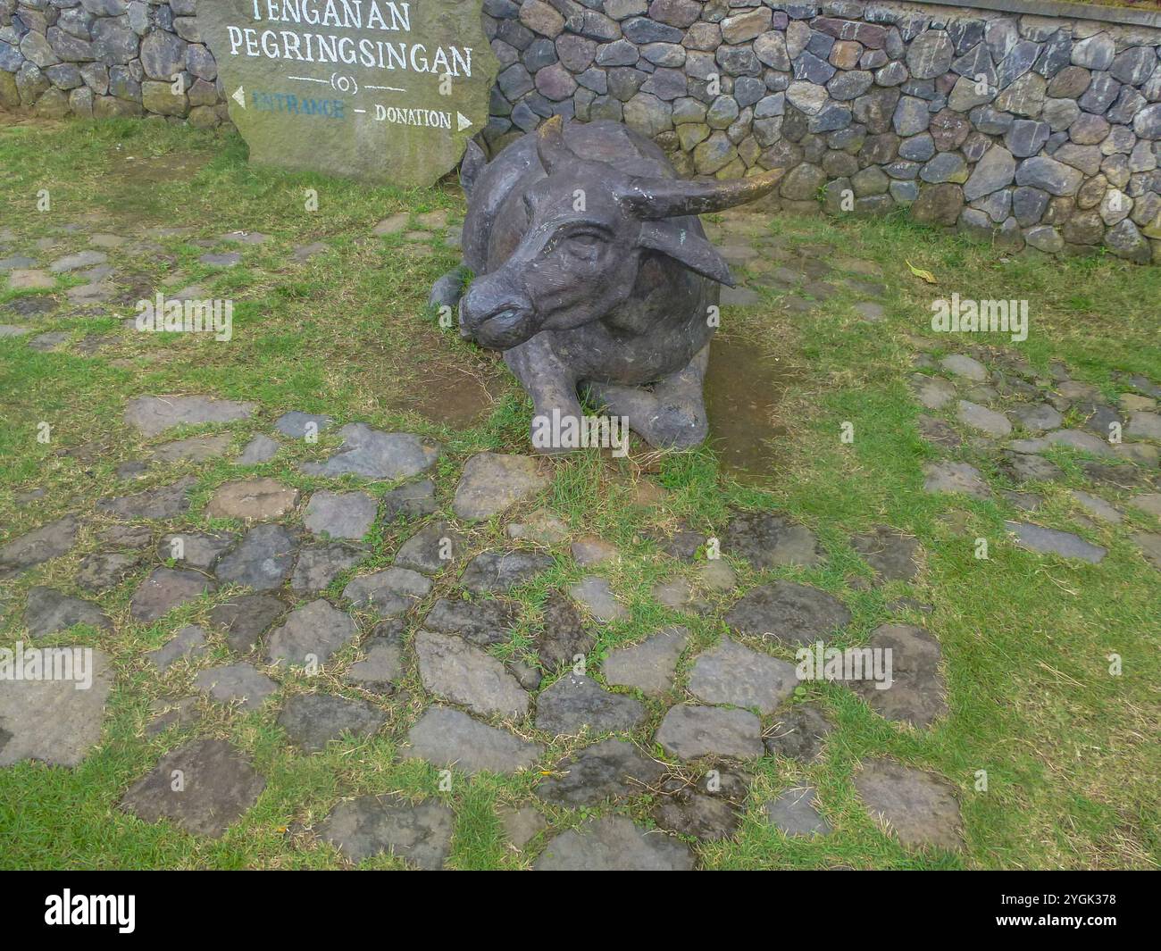 A traditional village preserved in typical Asian style. Historic ...