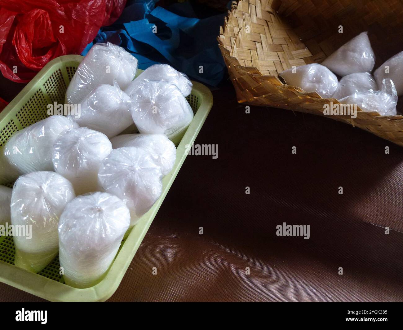 Traditional salt cultivation, mining by the famous salt farmers. Sea ...