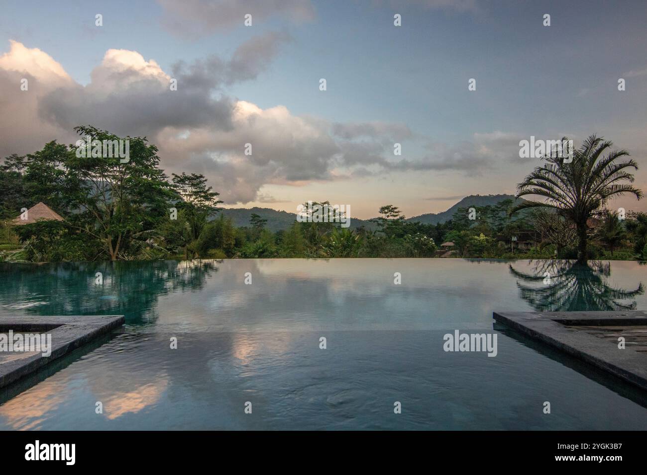 The green side of Bali, green rice terraces in the original Bali. Hotel ...