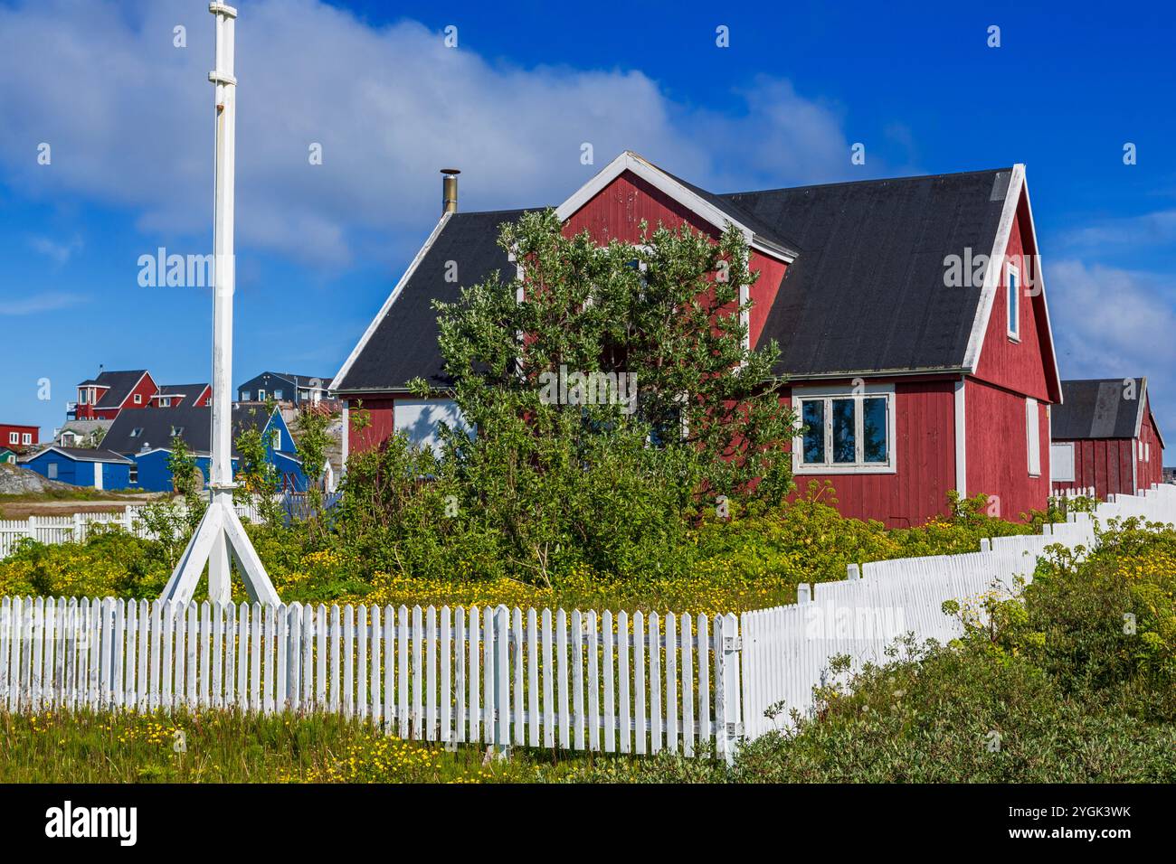 Old Colonial Harbour, Nuuk, Sermersooq Municipality, Greenland, Kingdom ...