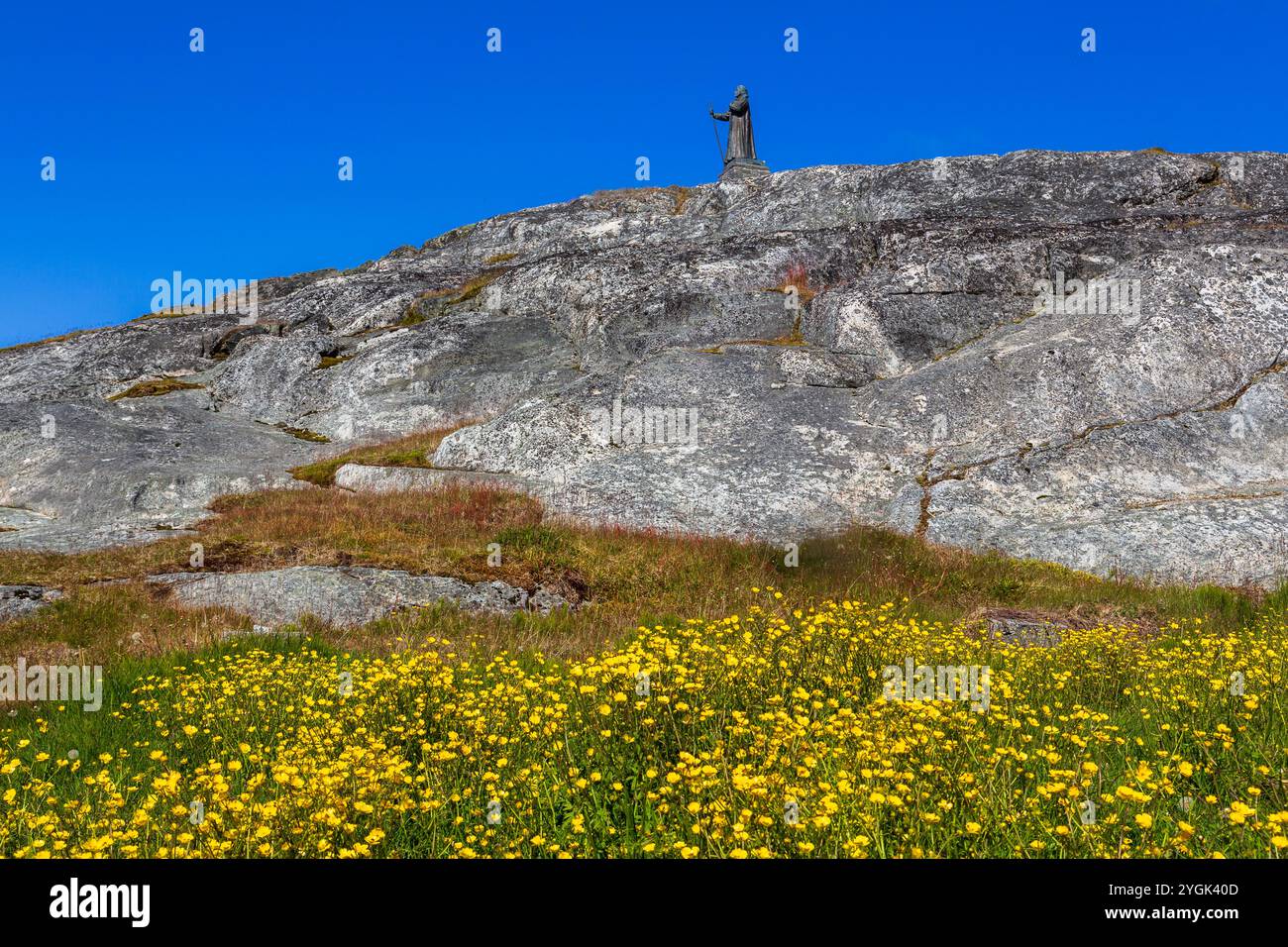 Hans Egede Monument, Nuuk, Sermersooq Municipality, Greenland, Kingdom ...