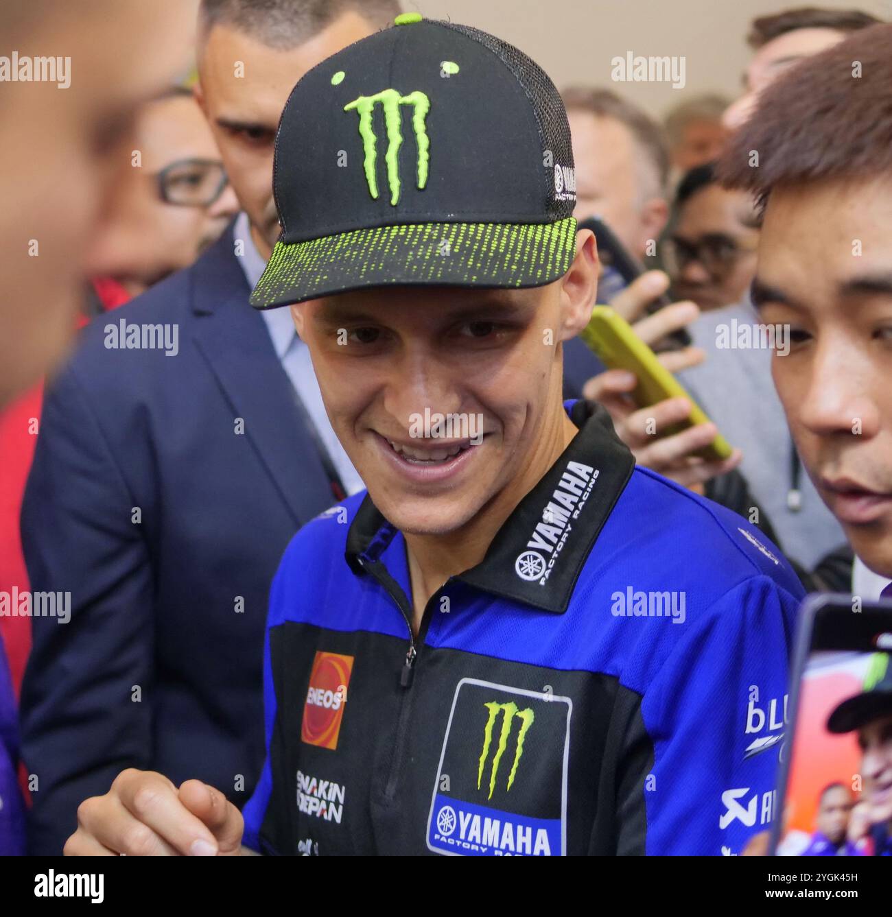 Yamaha MotoGP rider Fabio Quartararo guest at Eicma, 81st edition of ...