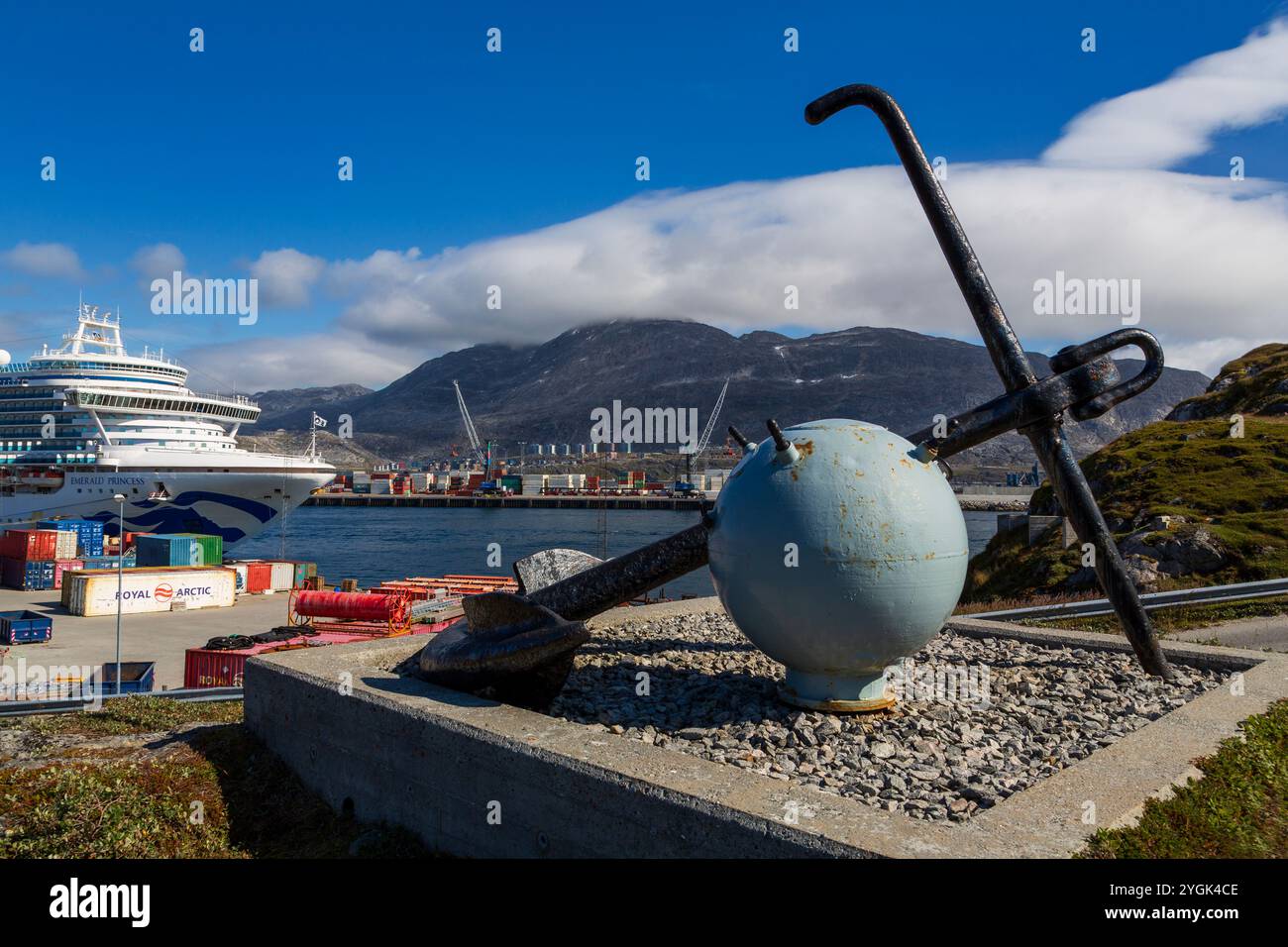 Anchor, Nuuk, Sermersooq Municipality, Greenland, Kingdom of Denmark ...