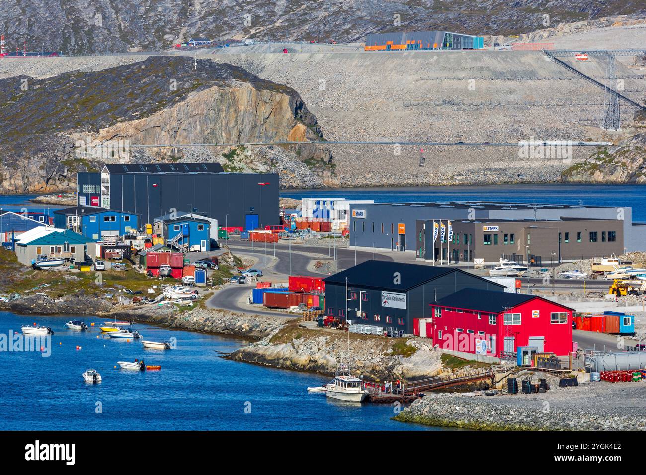 Commercial Port,Nuuk, Sermersooq Municipality, Greenland, Kingdom of ...