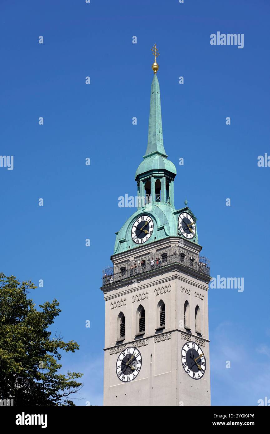 Germany, Bavaria, Munich, Old Town, St. Peter's Square, St. Peter's ...