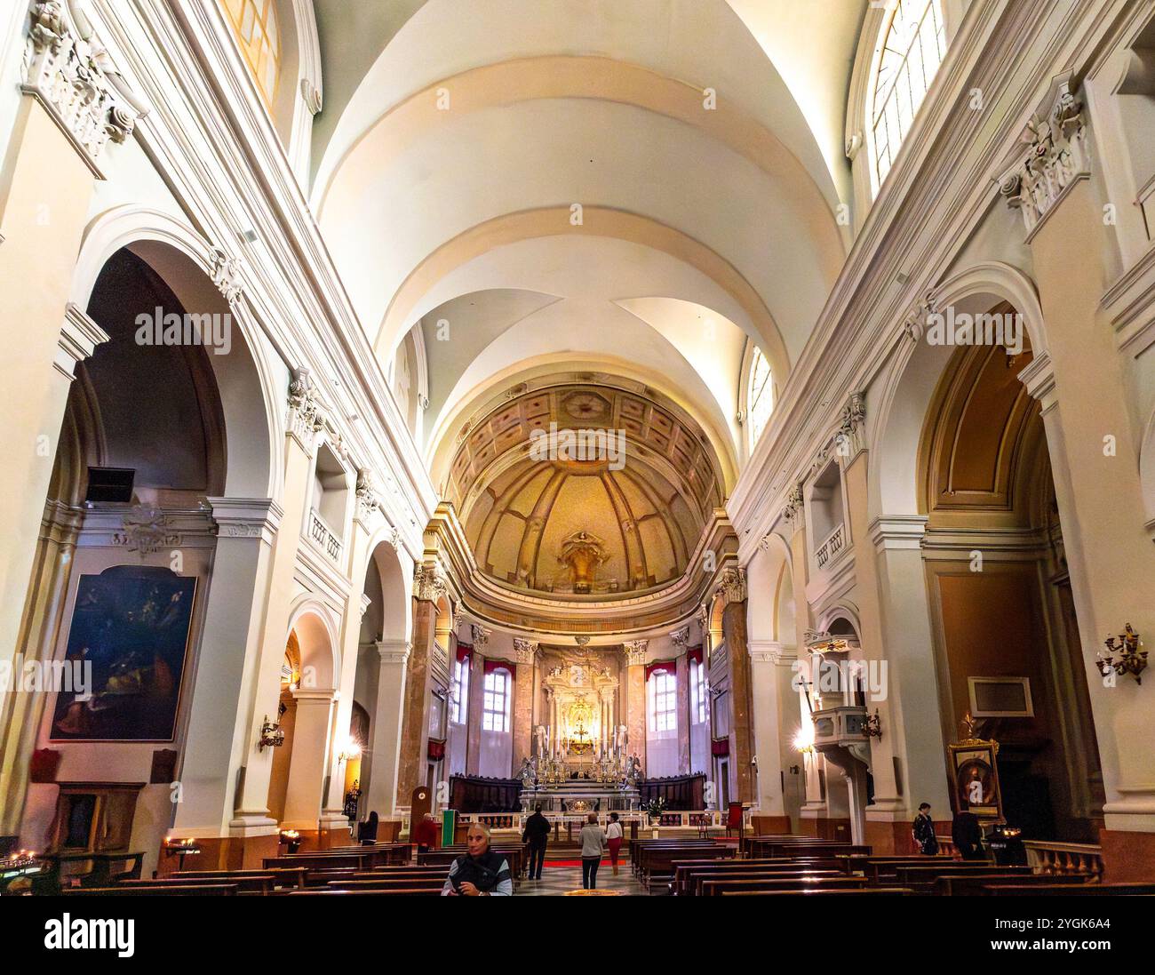 Comacchio, Ferrara – IT – Oct 16, 2024 The interior of Comacchio ...