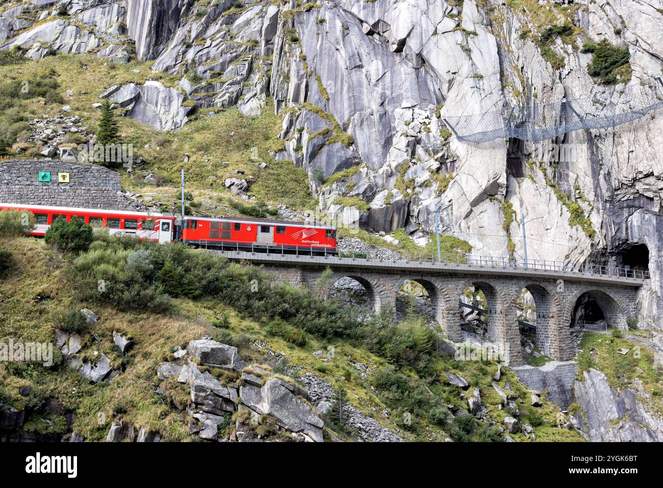 Gotthard Railway Map | Matterhorn Gotthard Bahn Map – NYKG