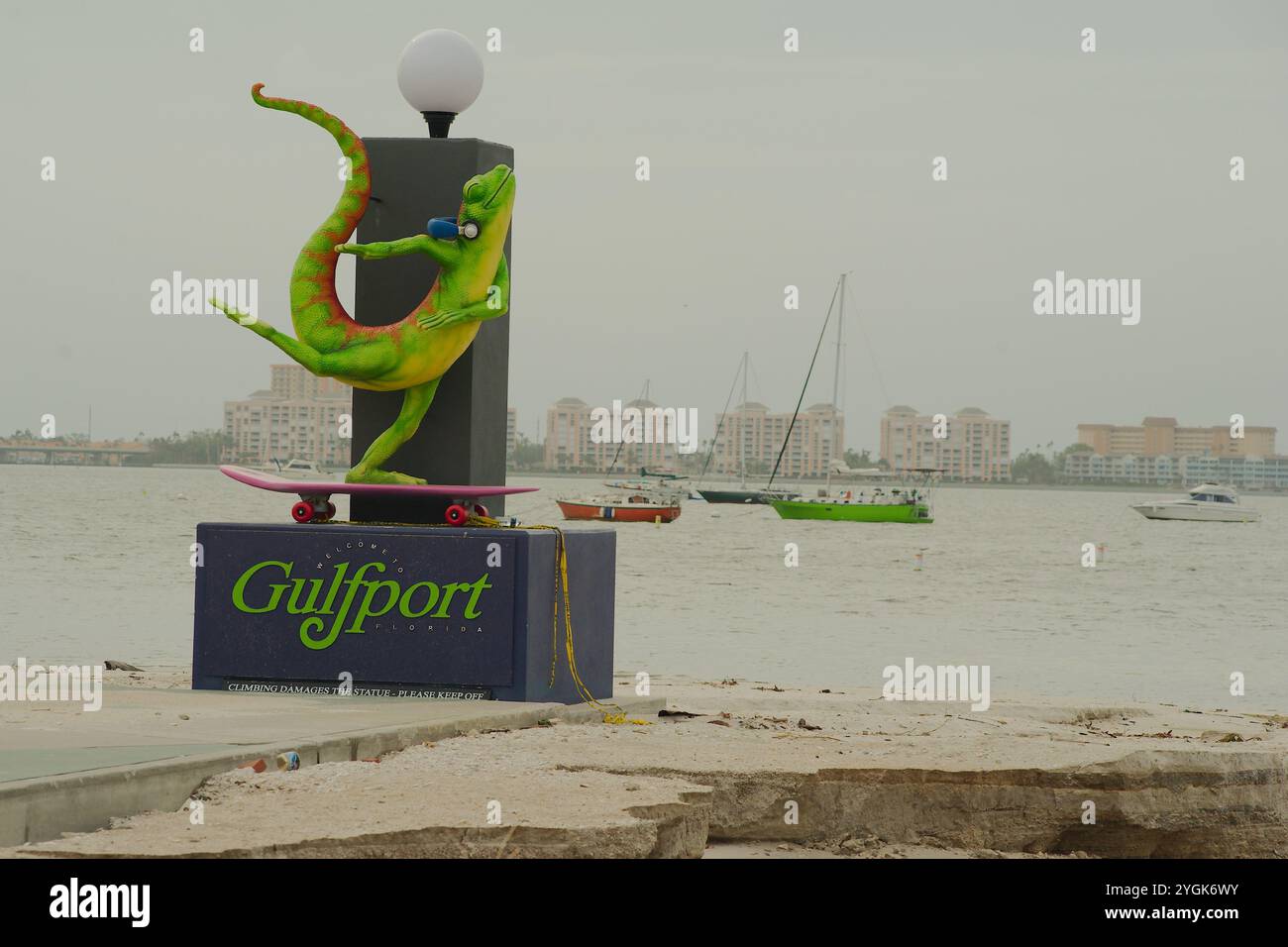 Editorial Use Only Wide view November 7, 2024. Gulfport, FL, USA. Green ...