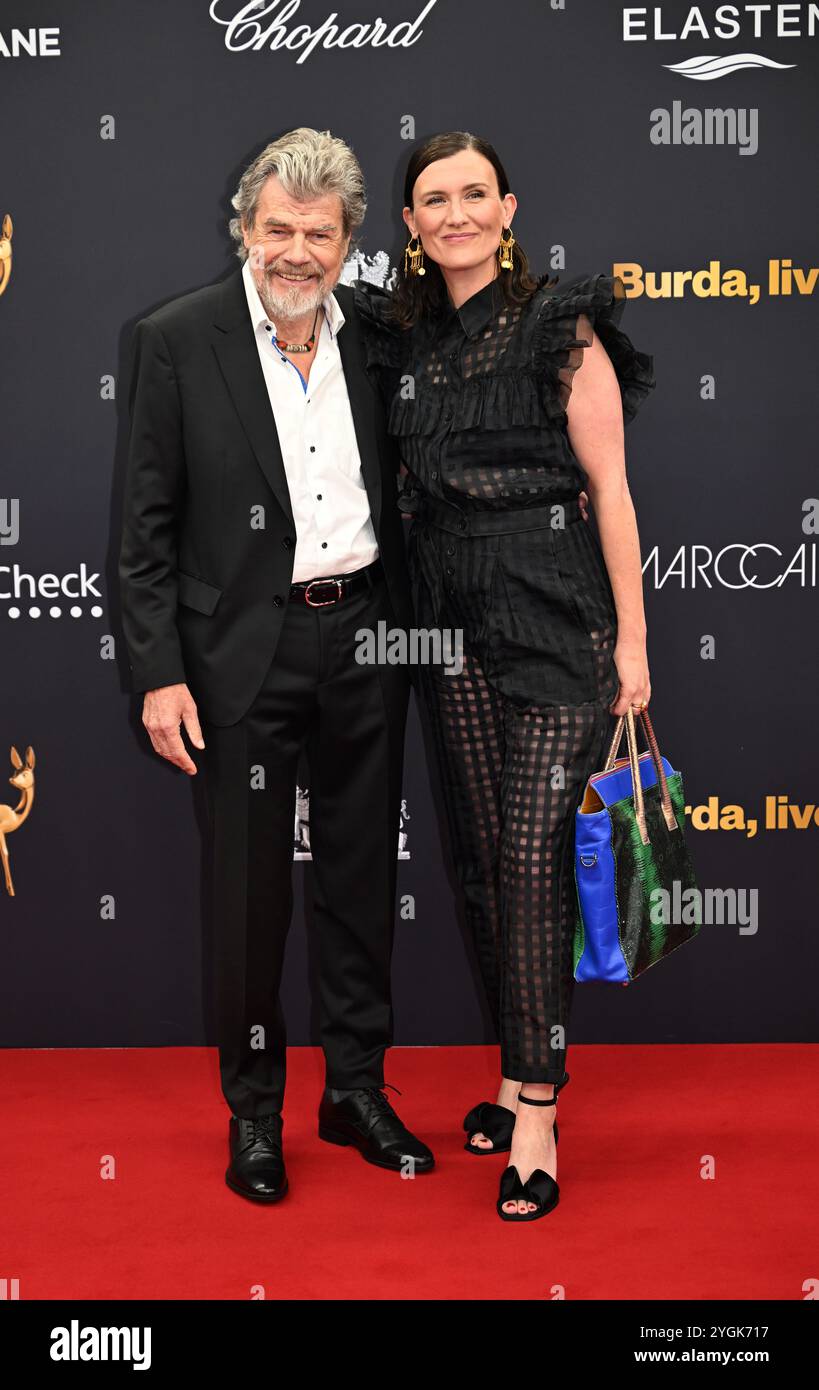 Munich, Germany. 07th Nov, 2024. Reinhold Messner and his wife Diane ...