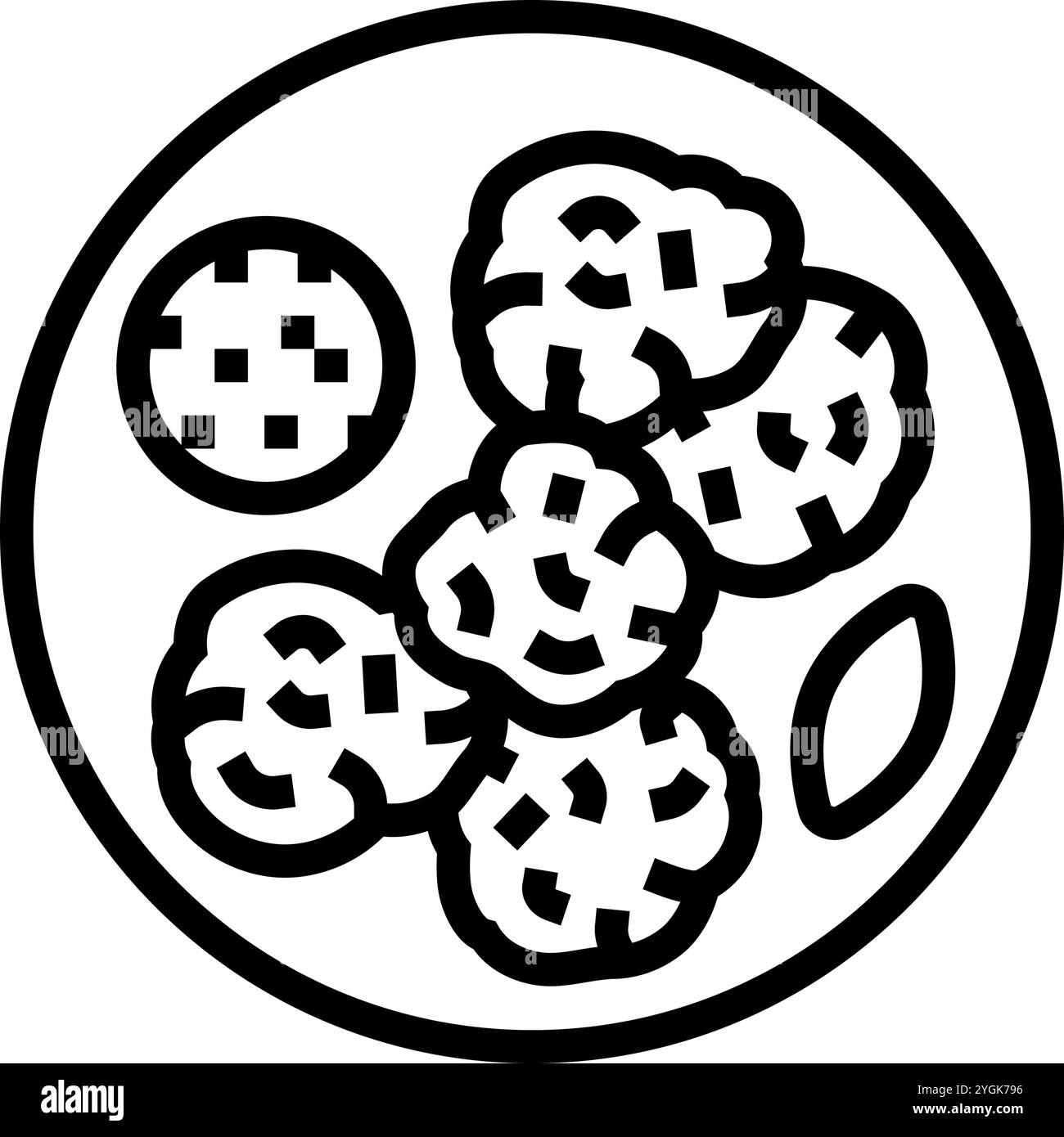 Fish cakes and chips Stock Vector Images - Alamy